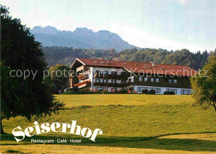 AK / Ansichtskarte Bernau_Chiemsee Restaurant Cafe Hotel Seiserhof Bernau Chiemsee Nr. kr24033 ...