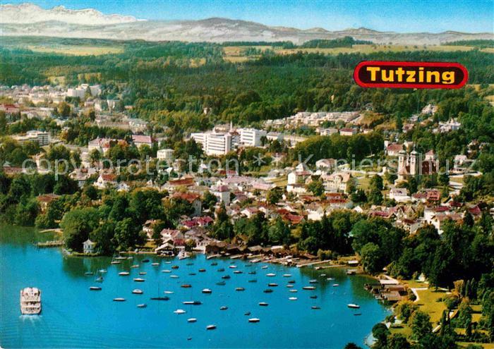 AK / Ansichtskarte Tutzing Fliegeraufnahme am Starnberger See Kat ...