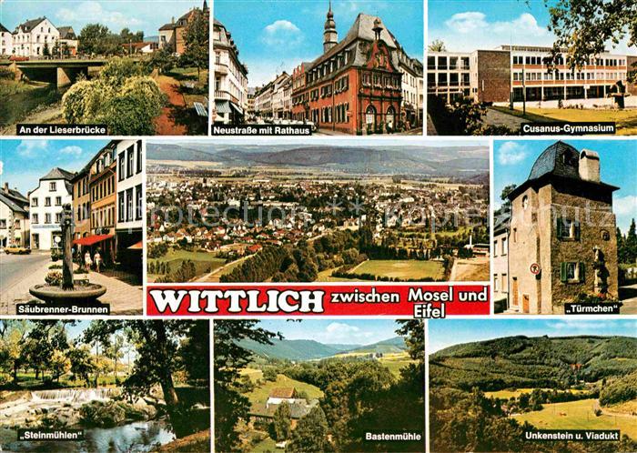 Wittlich Rathaus Schwimmbad Tuermchen Kat. Wittlich Nr. pw17417 ...