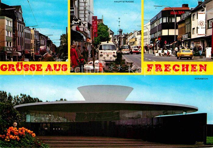 AK / Ansichtskarte Frechen Innenstadt Hauptstrasse Keramion ...