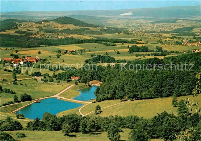 Poppenhausen Wasserkuppe Panorama Blick von der Wasserkuppe Eube ...