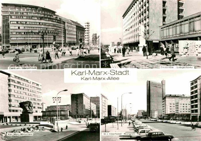 Karl Marx Stadt Karl Marx Allee Interhotel Kongress Ensemble ...