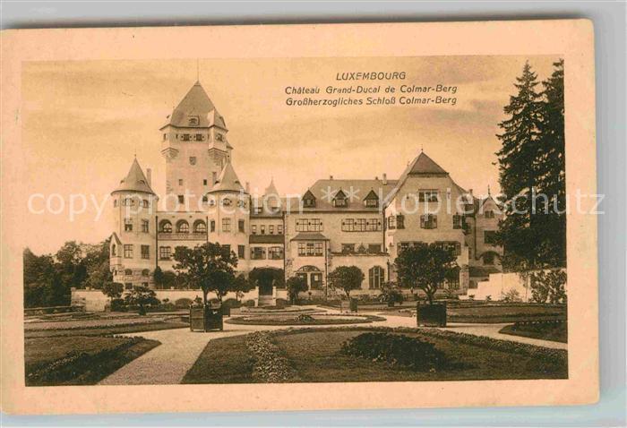 AK / Ansichtskarte Luxembourg Luxemburg Schloss Colmar Berg Kat ...