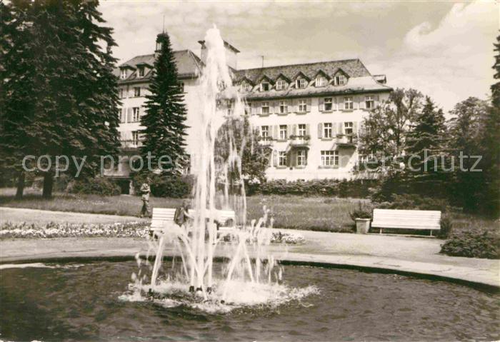 AK / Ansichtskarte Bad Brambach Joliot Curie Haus Kat. Bad Brambach Nr ...