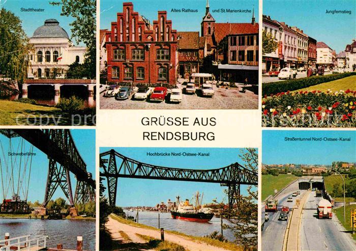 AK / Ansichtskarte Rendsburg Hochbruecke Nord Ostsee Kanal ...