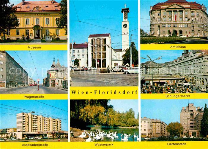 AK / Ansichtskarte Wien Floridsdorf Museum Amtshaus Schlingermarkt ...