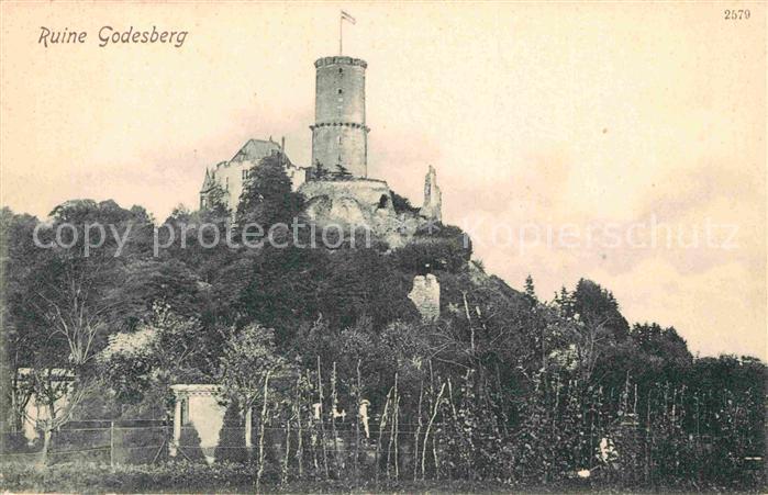 AK / Ansichtskarte Bad Godesberg Ruine Godesberg Kat. Bonn Nr. sa48054 ...