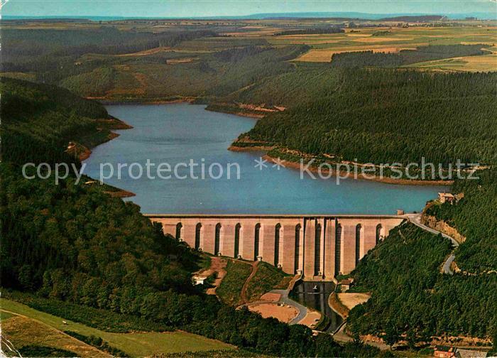AK / Ansichtskarte Hellenthal Eifel Olaf Talsperre Stausee Fliegeraufnahme Kat. Hellenthal Nr ...