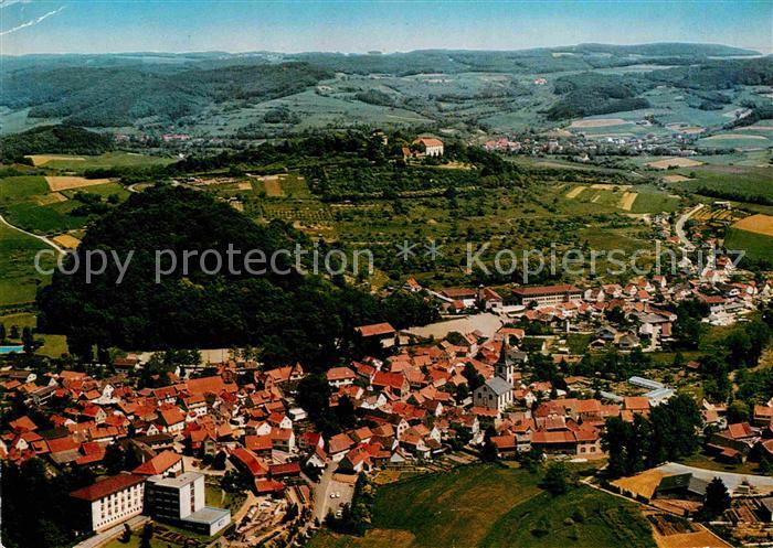 AK / Ansichtskarte Reichelsheim Odenwald Fliegeraufnahme mit Schloss ...