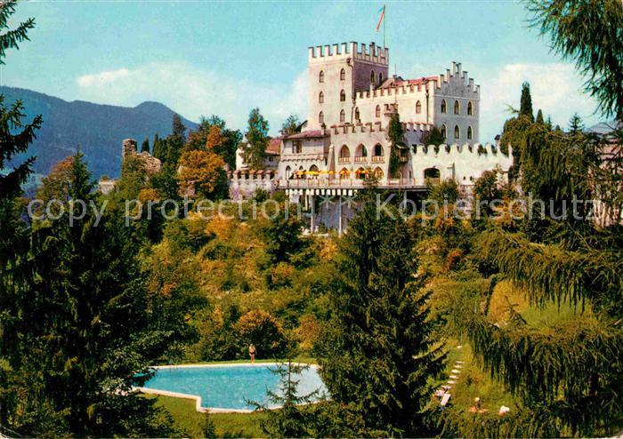 AK / Ansichtskarte Itter_Tirol Hotel Schloss Itter Swimming Pool Itter ...