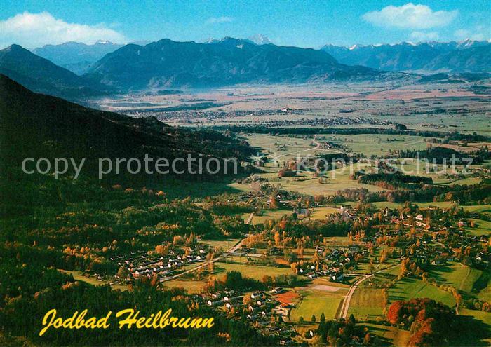 AK / Ansichtskarte Bad Heilbrunn Fliegeraufnahme Kat. Bad Heilbrunn Nr ...