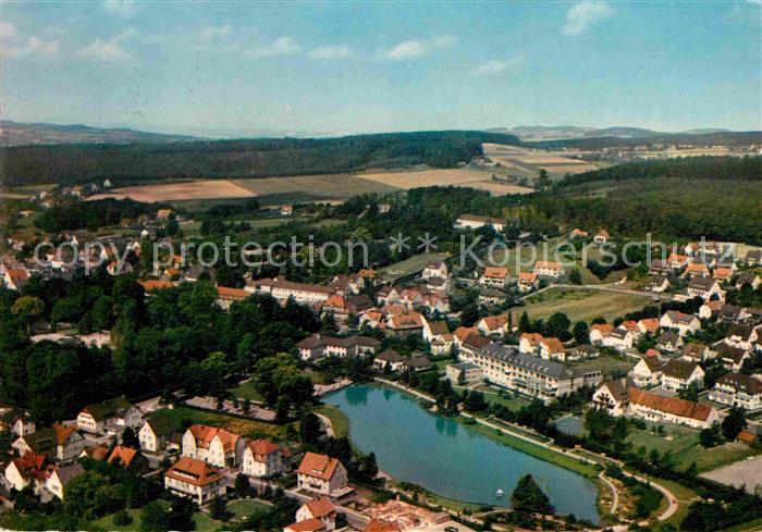 AK / Ansichtskarte Meinberg Bad Luftaufnahme See Kat. Horn Bad Meinberg ...