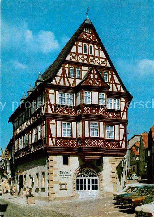Miltenberg Main Hotel Riesen Fachwerkhaus aeltestes Gasthaus ...