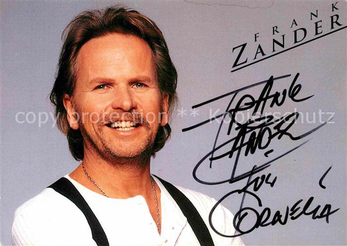 AK / Ansichtskarte Saenger Band Frank Zander Autogramm Kat. Musik Nr ...