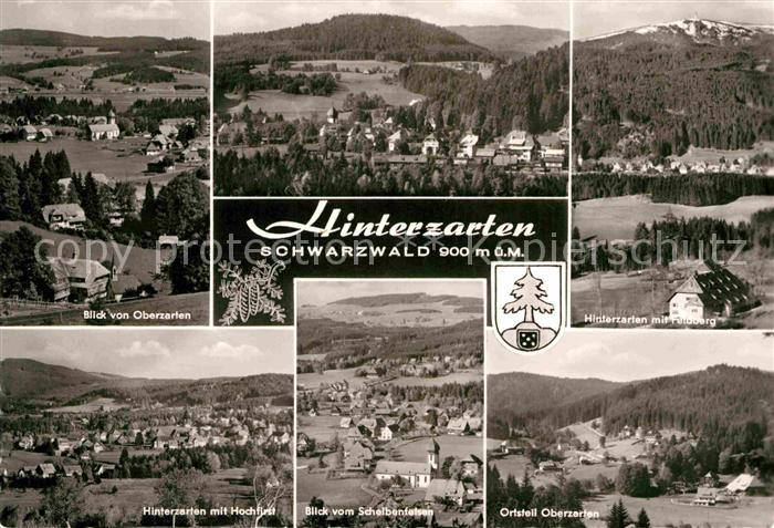 AK / Ansichtskarte Hinterzarten Panorama Blick von Oberzarten Feldberg ...