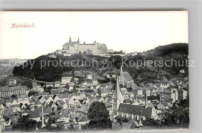AK / Ansichtskarte Kulmbach Stadtblick mit Plassenburg Kat. Kulmbach Nr ...