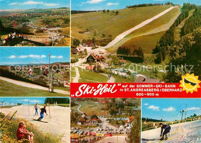 AK / Ansichtskarte St_Andreasberg_Harz Ski Heil Sommerskibahn St ...