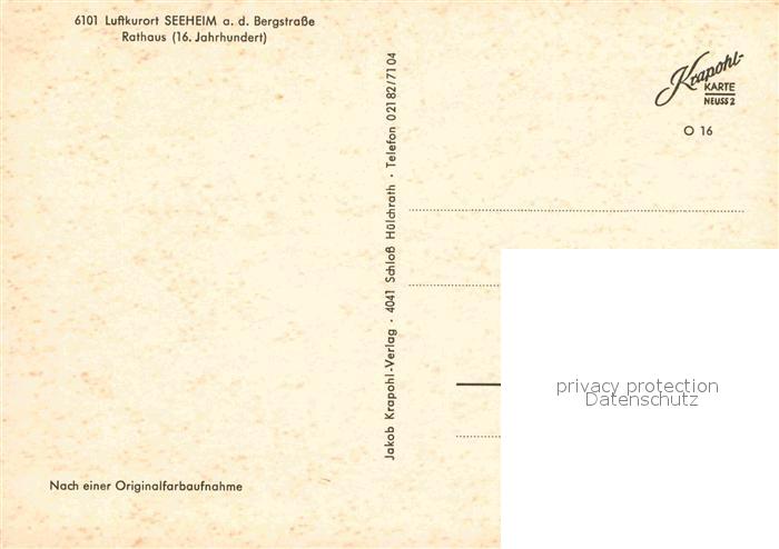 AK / Ansichtskarte Seeheim Jugenheim.. | Ansichtskarten günstig