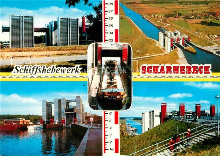 Scharnebeck Lueneburg Scharnebeck Elbe Seiten Kanal Schiffshebewerk ...