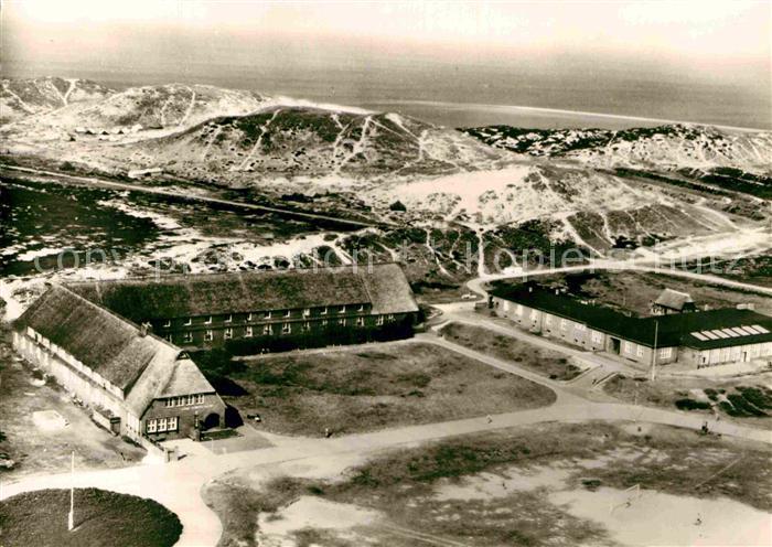 AK / Ansichtskarte Hoernum Sylt Fliegeraufnahme 5 Stadt Heim Kat ...