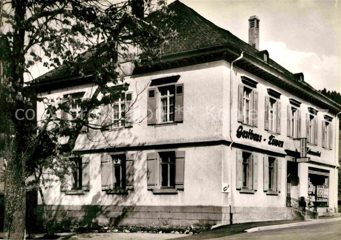Ak Ansichtskarte Halbmeil Gasthaus Zum Loewen Kat Wolfach Nr