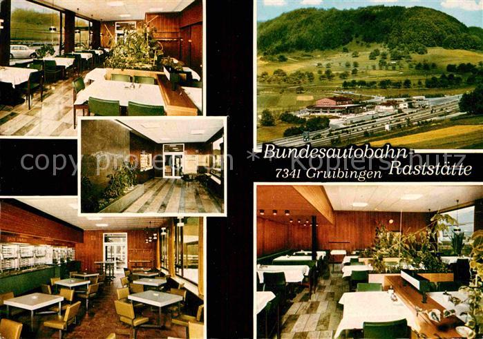 AK / Ansichtskarte Gruibingen Bundesautobahn Raststaette Kat ...