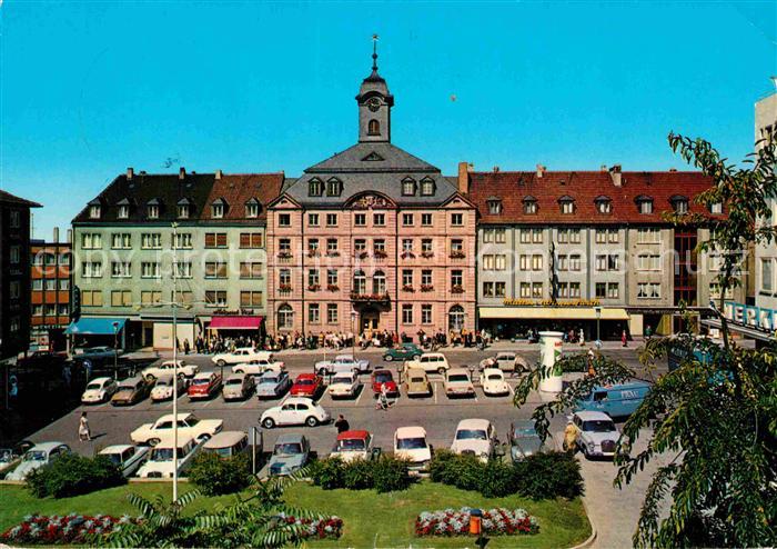 AK / Ansichtskarte Pirmasens Rathausplatz mit altem Rathaus Kat ...