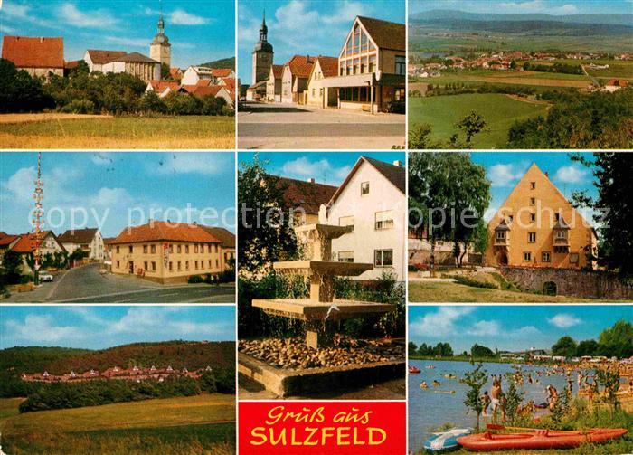 Sulzfeld Grabfeld Teilansichten Brunnen Ortsstrasse Kat. Sulzfeld Nr ...
