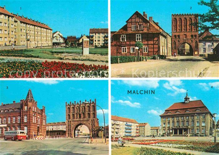 AK / Ansichtskarte Malchin Demmin Karl Dressel Strasse Steintor ...