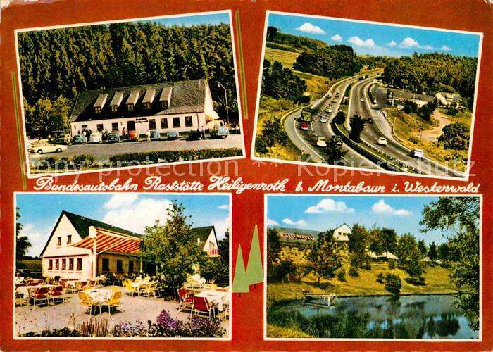 Heiligenroth Westerwald-Montabaur Bundesautobahn Autobahn Raststätte ...
