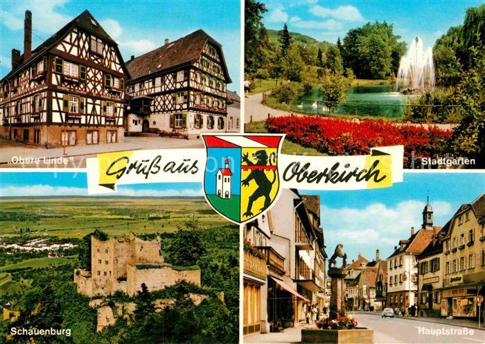 AK / Ansichtskarte Oberkirch Baden Obere Linde Schauenburg Hauptstrasse ...