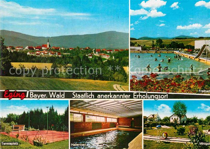 AK / Ansichtskarte Eging See Erholungsort Bayerischer Wald Freibad ...