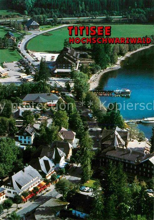 Ak Ansichtskarte Titisee Neustadt Fliegeraufnahme Mit See Kat