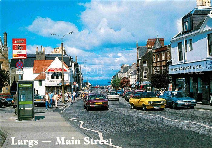 AK / Ansichtskarte Largs Main Street Kat. North Ayrshire mainland Nr ...