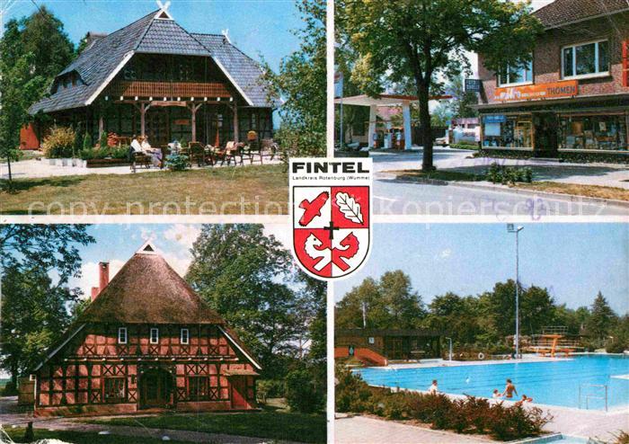 AK / Ansichtskarte Fintel Kirche Freibad Kat. Fintel Nr. kn43503 ...