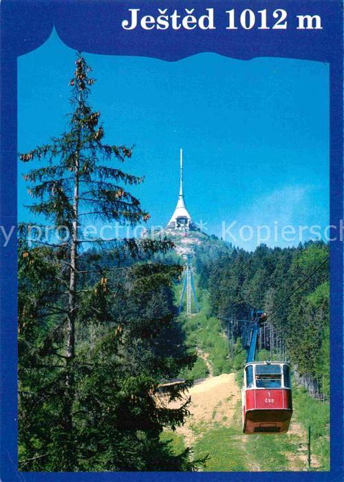 AK / Ansichtskarte Seilbahn Jested Liberec Kat. Bahnen Nr. kc24132 ...