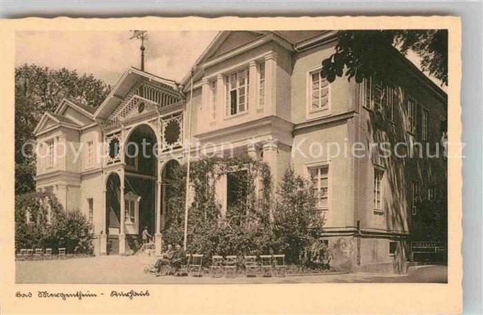 Ak Ansichtskarte Bad Mergentheim Kurhaus Kat Bad Mergentheim Nr