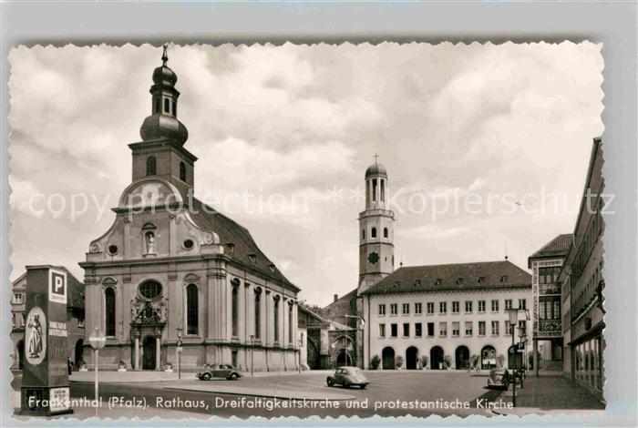AK / Ansichtskarte Frankenthal Pfalz Dreifaltigkeitskirche Kat ...