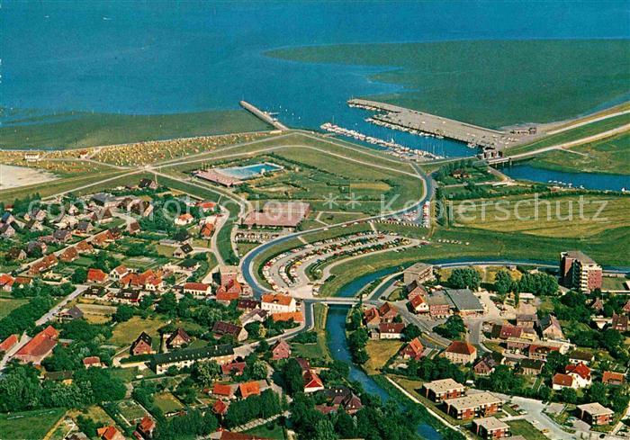 AK / Ansichtskarte Horumersiel Nordseeheilbad Fliegeraufnahme Kat ...