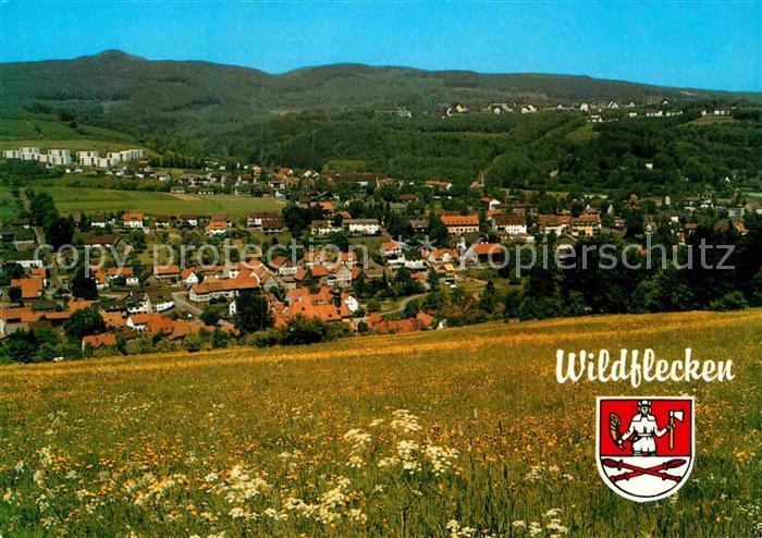 AK / Ansichtskarte Wildflecken Panorama Wappen Kat. Wildflecken Nr ...