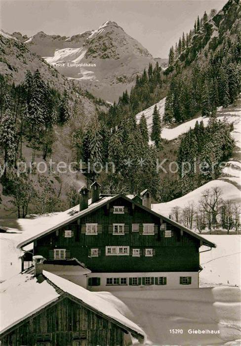 AK / Ansichtskarte Hinterstein Bad Hindelang Gasthaus Giebelhaus ...