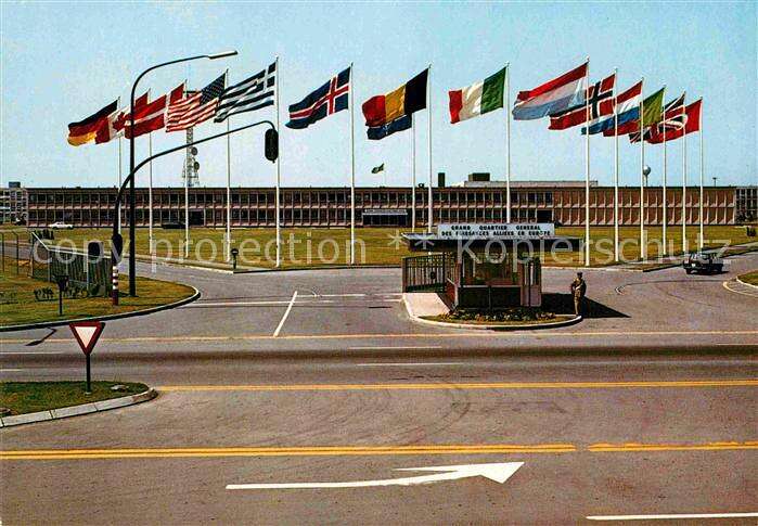 AK / Ansichtskarte Casteau Shape Supreme Headquarters Allied Powers ...