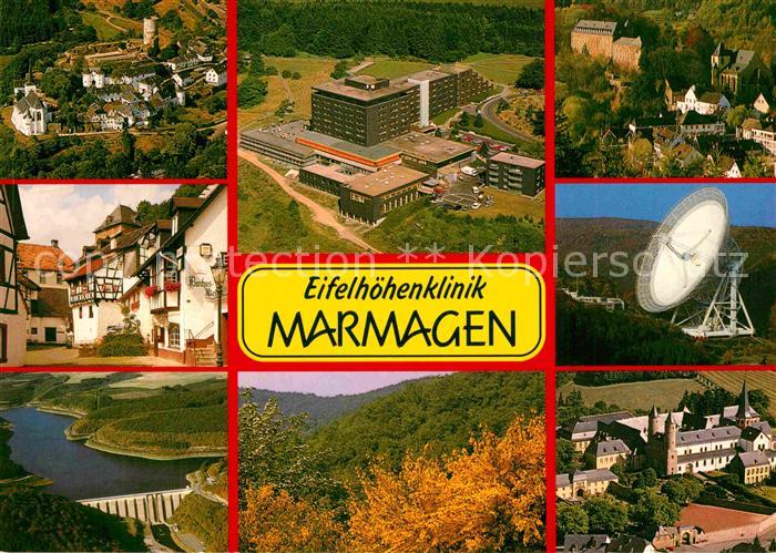 Marmagen Eifelhoehenklinik Fliegeraufnahme Brunnen Kapelle Kirche Kat ...