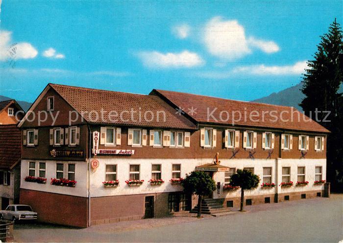 AK / Ansichtskarte Calmbach Enz Hotel Goldener Anker Kat. Bad Wildbad ...