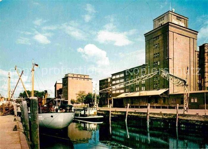 AK / Ansichtskarte Elmshorn Hafen Nicolai Kirchturm Kat. Elmshorn Nr ...