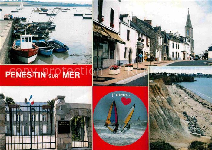 AK / Ansichtskarte Penestin Vues diverses Port Eglise Chateau Cote ...