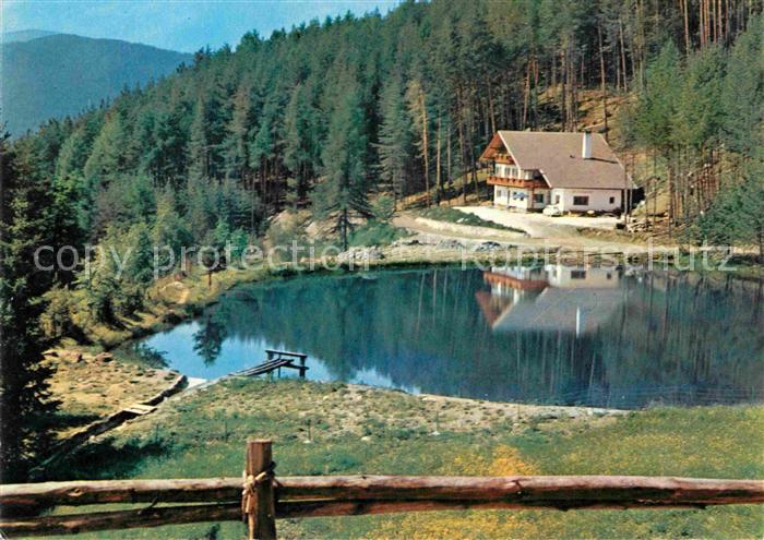 AK / Ansichtskarte Unterinn am Ritten Suedtirol Pension Kohl Bergsee ...