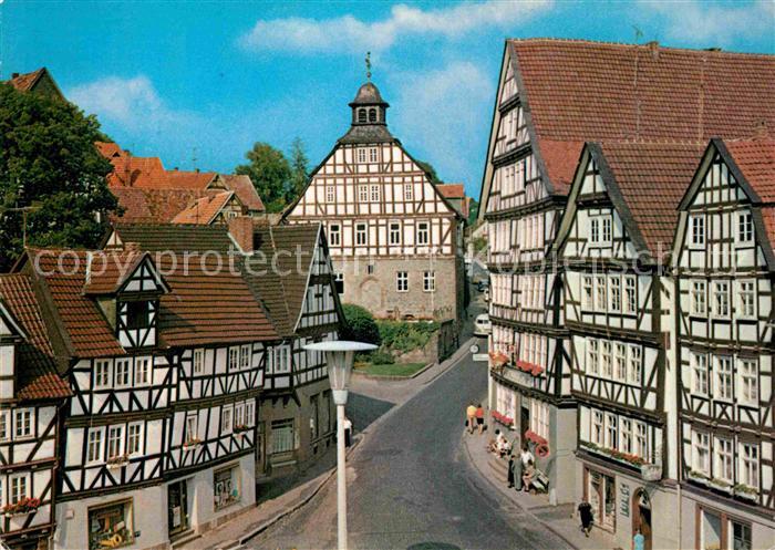 AK / Ansichtskarte Homberg Efze Marktplatz Rathaus Kat. Homberg (Efze ...