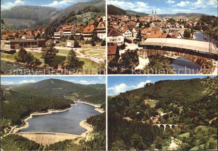 AK / Ansichtskarte Forbach Baden Druckrohrleitung Luftkurort im Murgtal ...