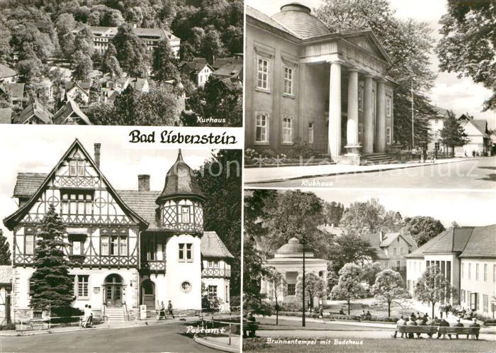 AK / Ansichtskarte Bad Liebenstein Fliegeraufnahme Kurhaus Klubhaus ...